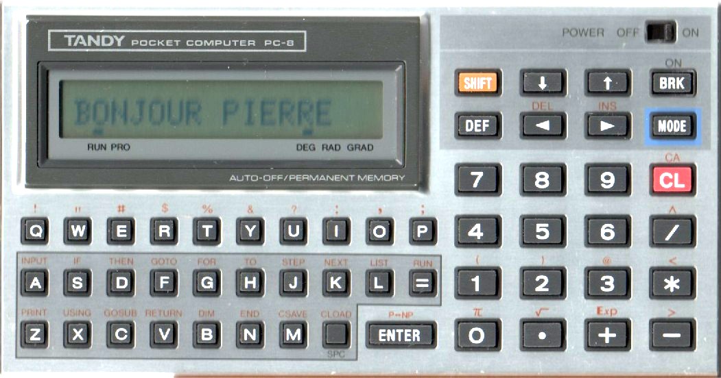 Sharp - TPc-8 - - Pir2 - Sharp TPc8 - Casio.ledudu.com - bibliothèque des ordinateurs et des ...