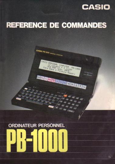 Casio - PB-1000 - - Ordinateur de poche - Casio PB1000 - Casio.ledudu ...